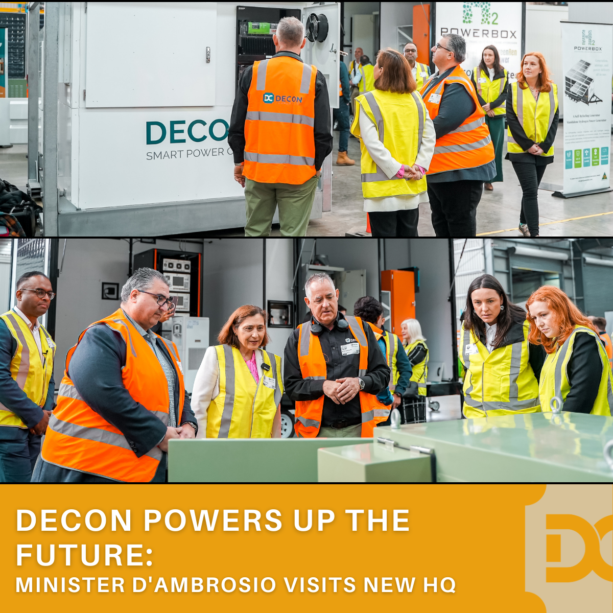 Clean Energy on Display: Decon Welcomes Minister for Exclusive Tour ...